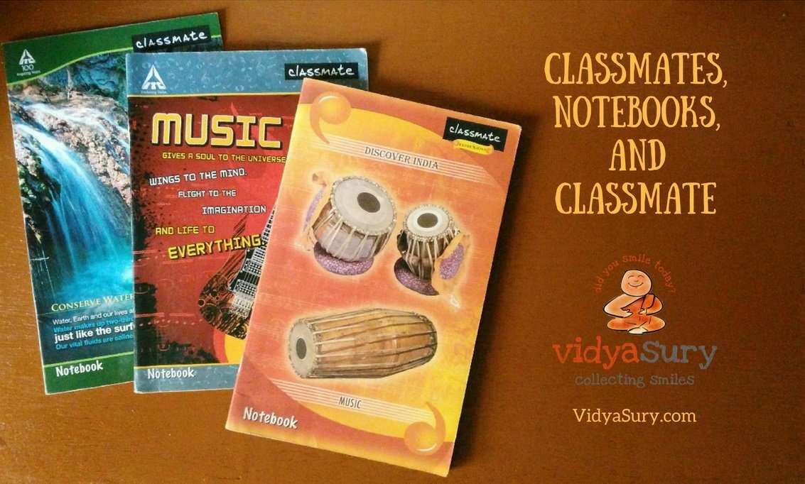 Classmate Notebooks And Classmates And A Contest Vidya Sury