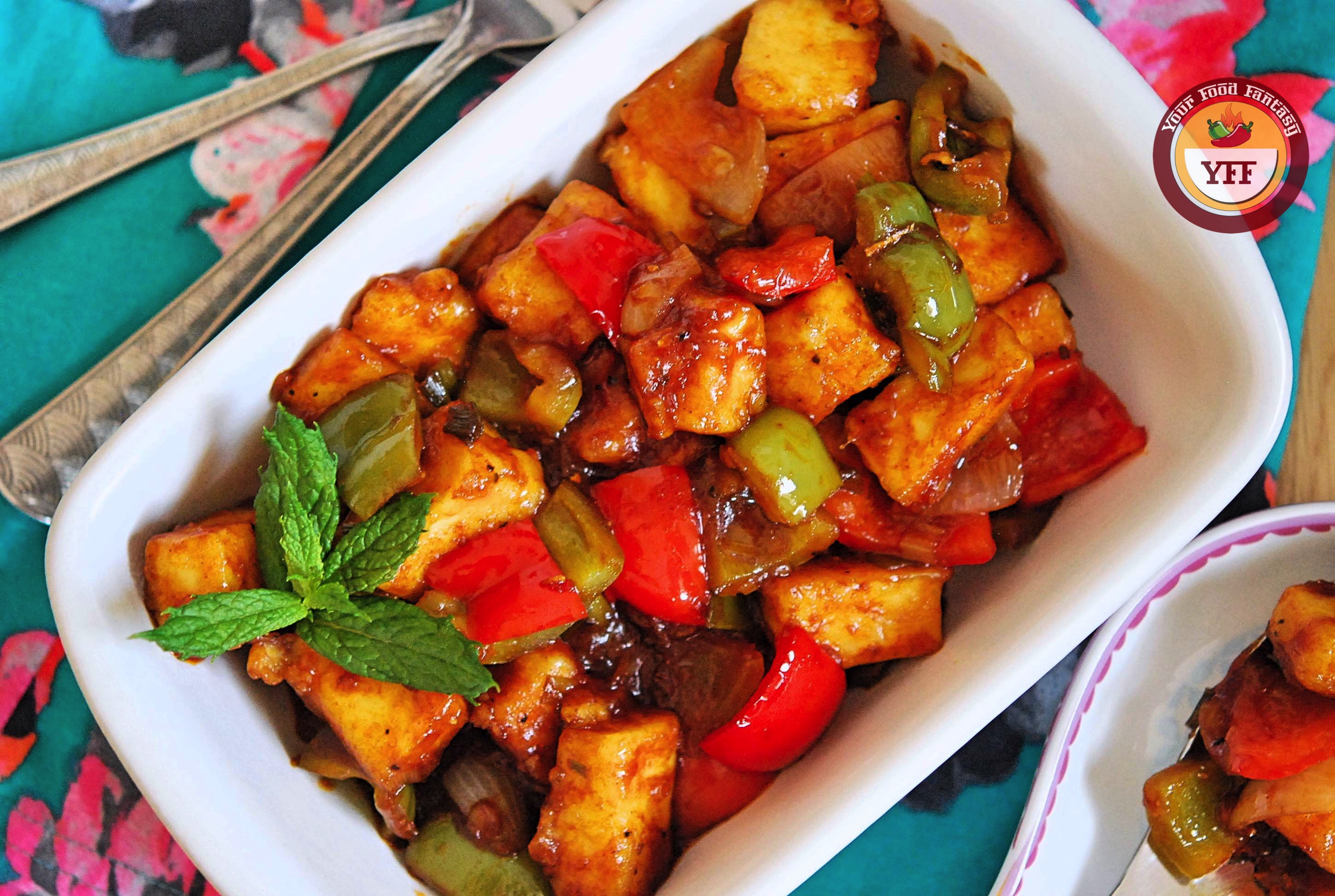 Restaurant Style Chilli Paneer Recipe Your Food Fantasy