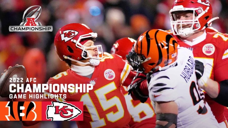 Cincinatti Bengals Vs Kansas City Chiefs 2023 Afc Championship Game