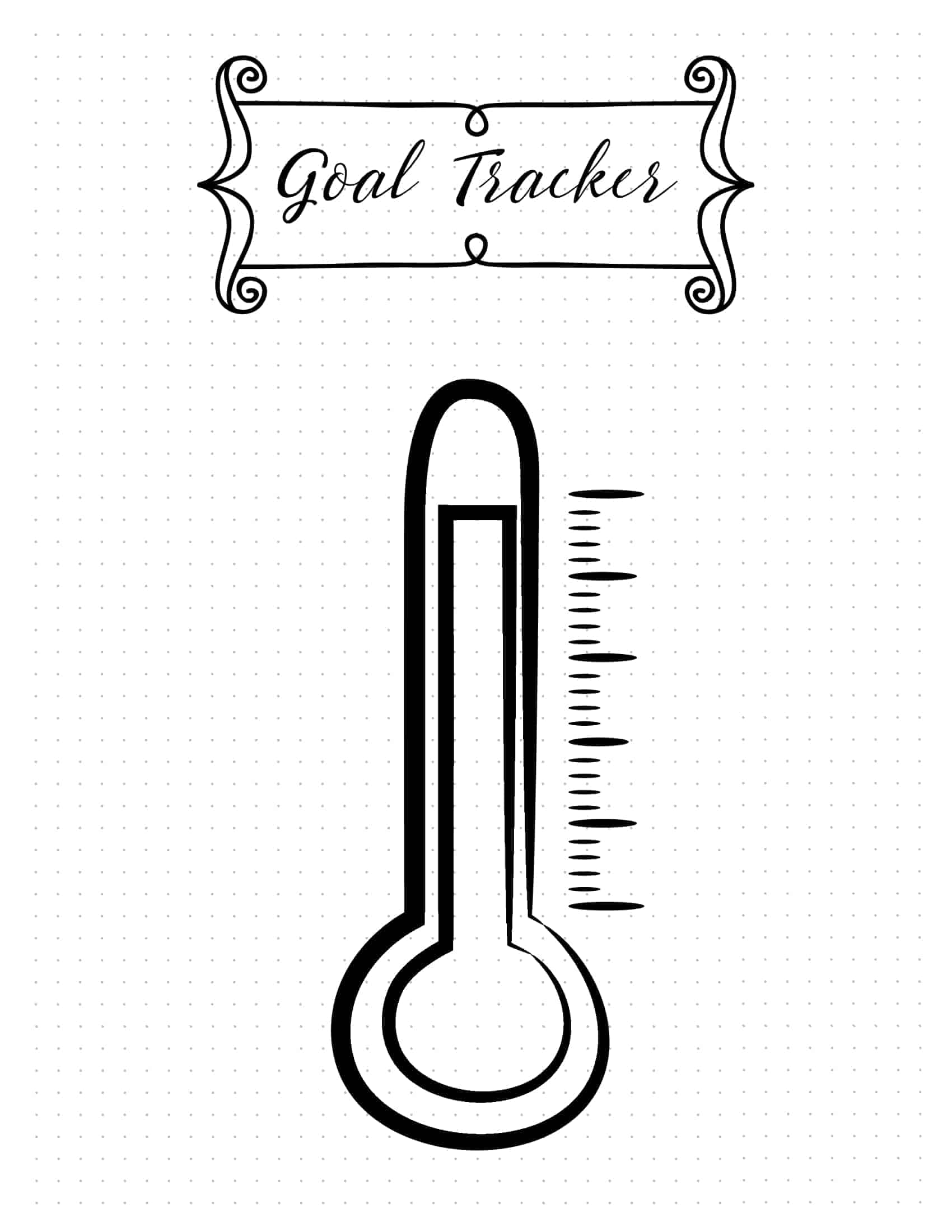 Free Printable Goal Tracker Many Options And Designs