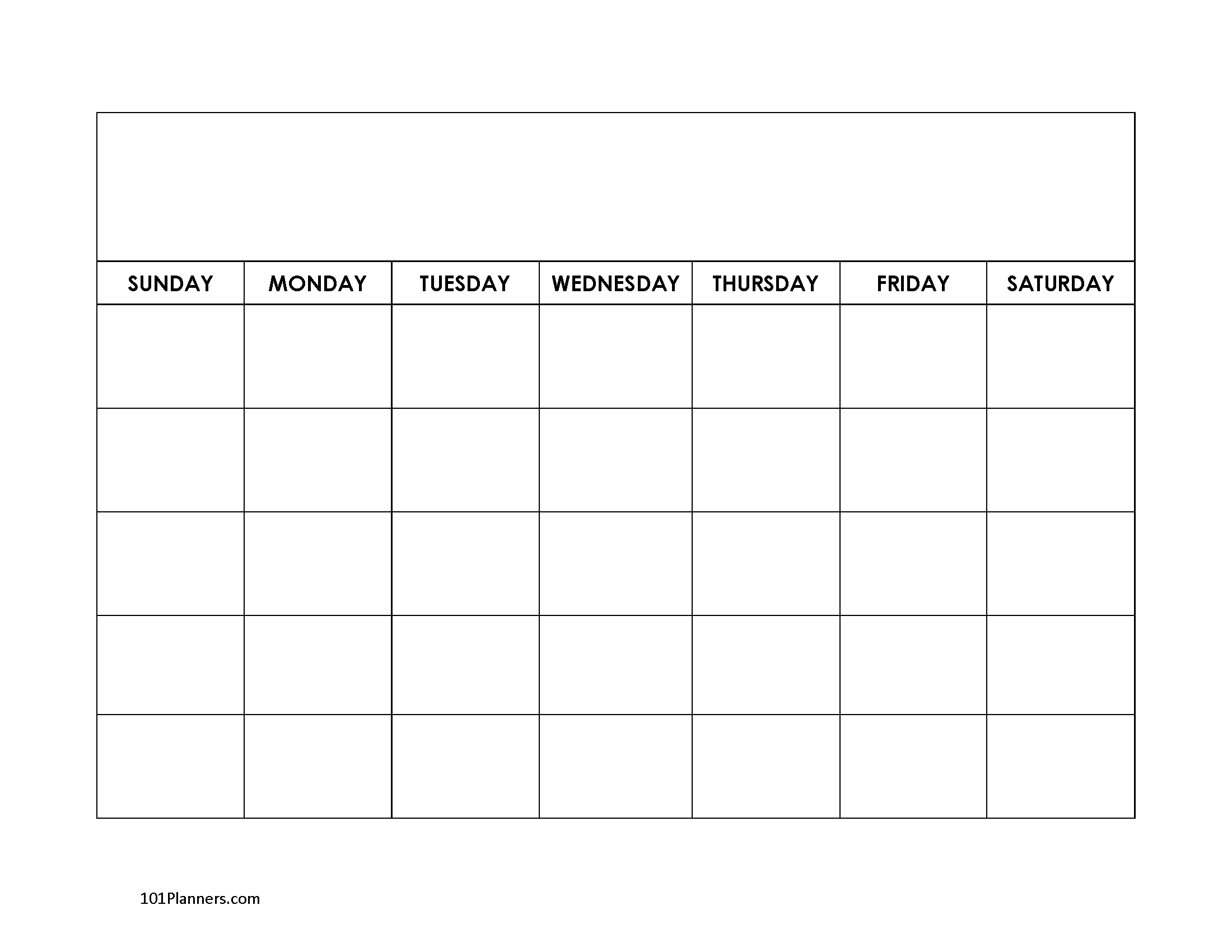 Free Blank Calendar Templates Word Excel Pdf For Any Month