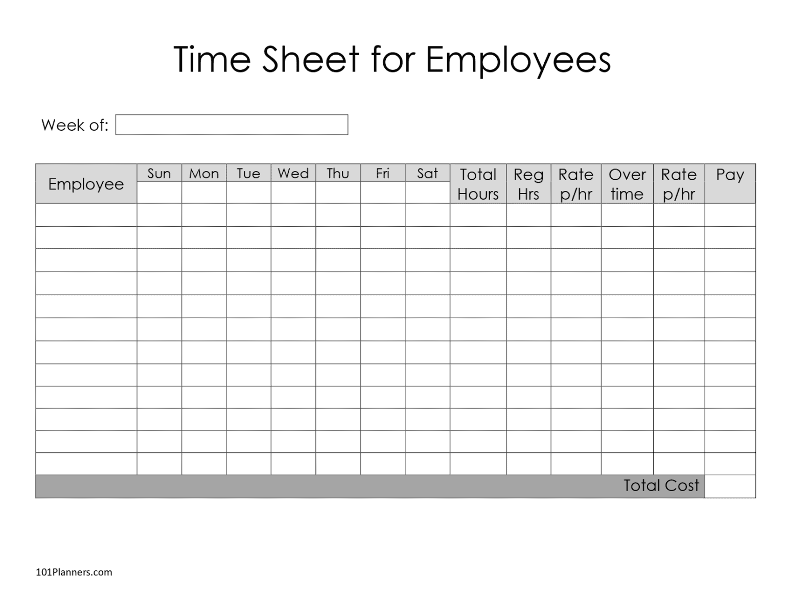 Weekly Timesheet Template For Multiple Employees My Xxx Hot Girl