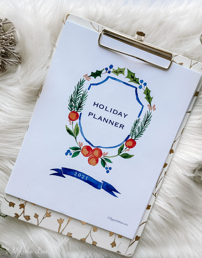 The 2021 Free Printable Holiday Planner Is Here