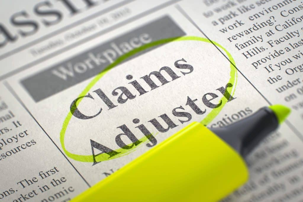 Texas Insurance Claims Adjuster Financial Report