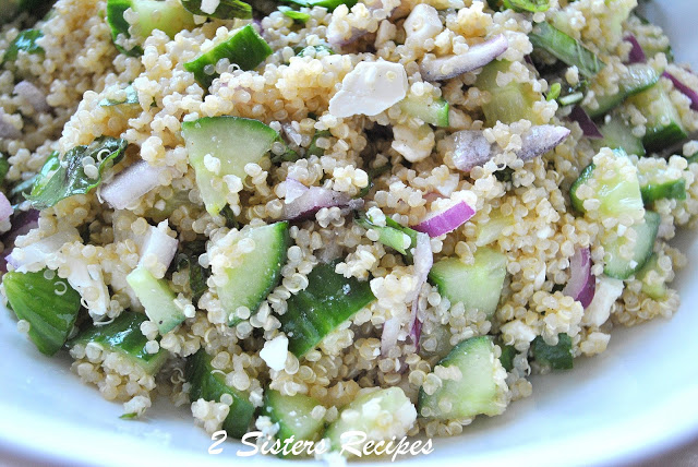 Cucumber And Quinoa Salad 2 Sisters Recipes By Anna And Liz