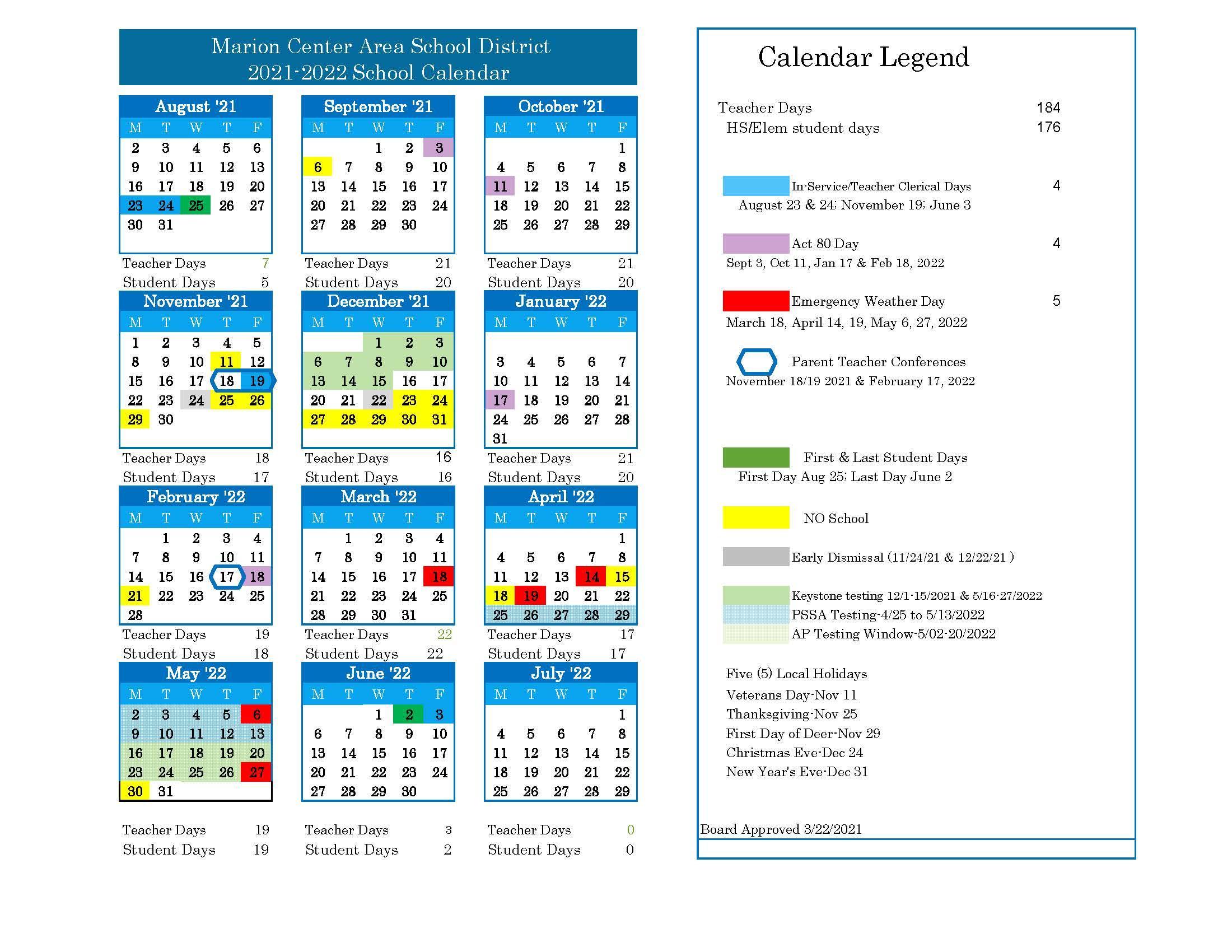 Duquesne University Calendar
