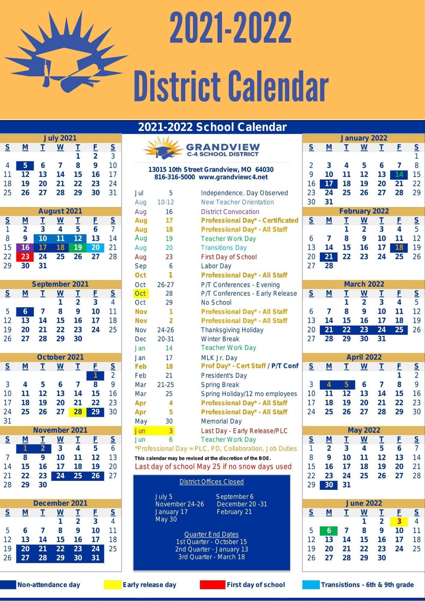 Deer Valley School District Calendar 21 22 Calendar 2024