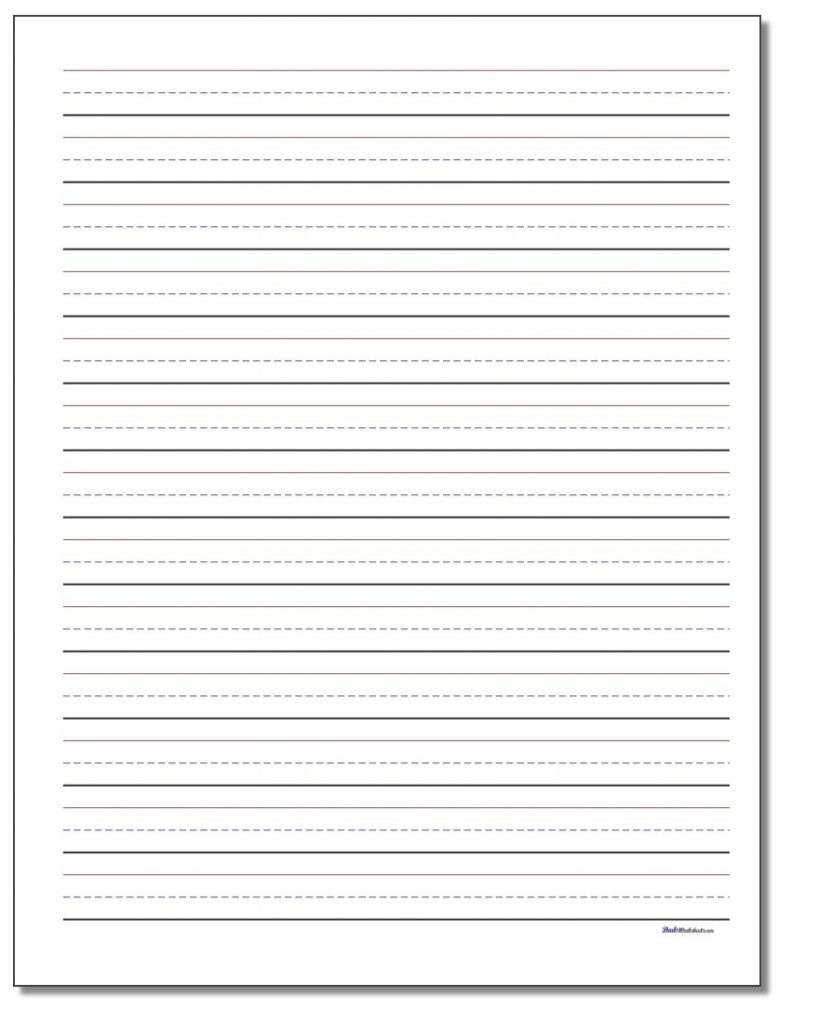 Printable Lined Paper Sample Raisa Template