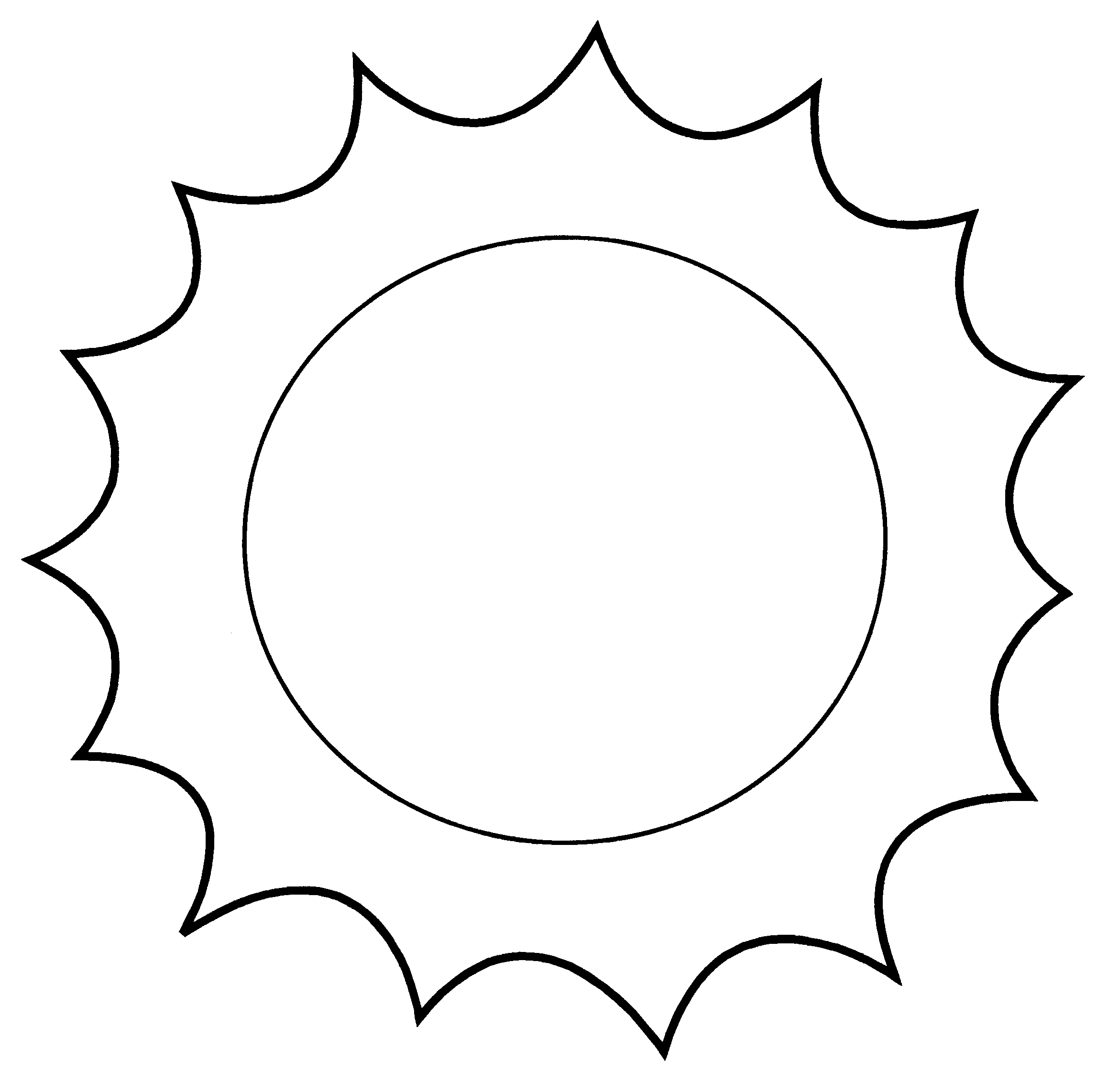 Dibujo Del Sol Para Colorear E Imprimir