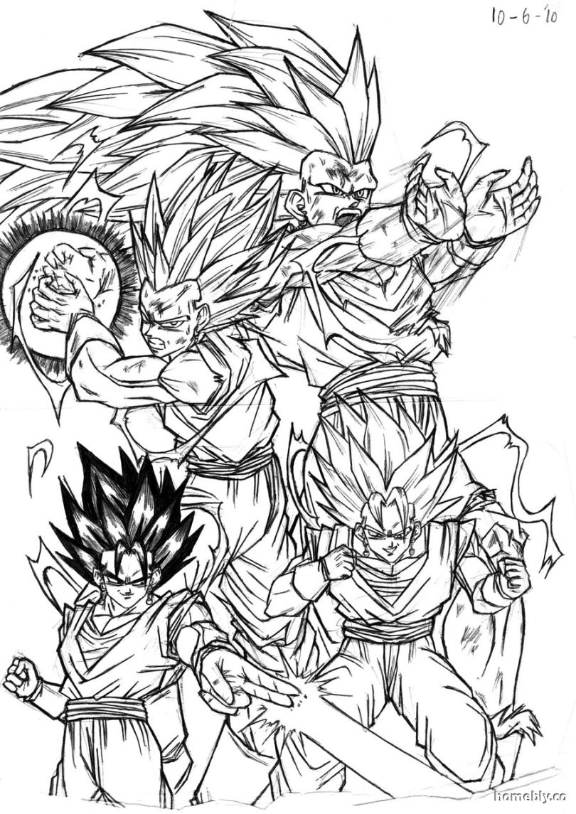 Printable Dragon Ball Z Coloring Pages