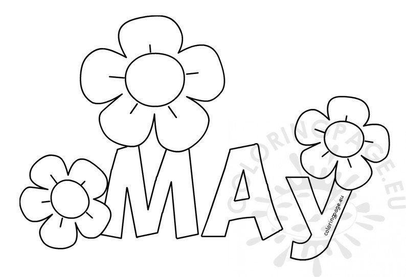 Printable May Printable Word Searches