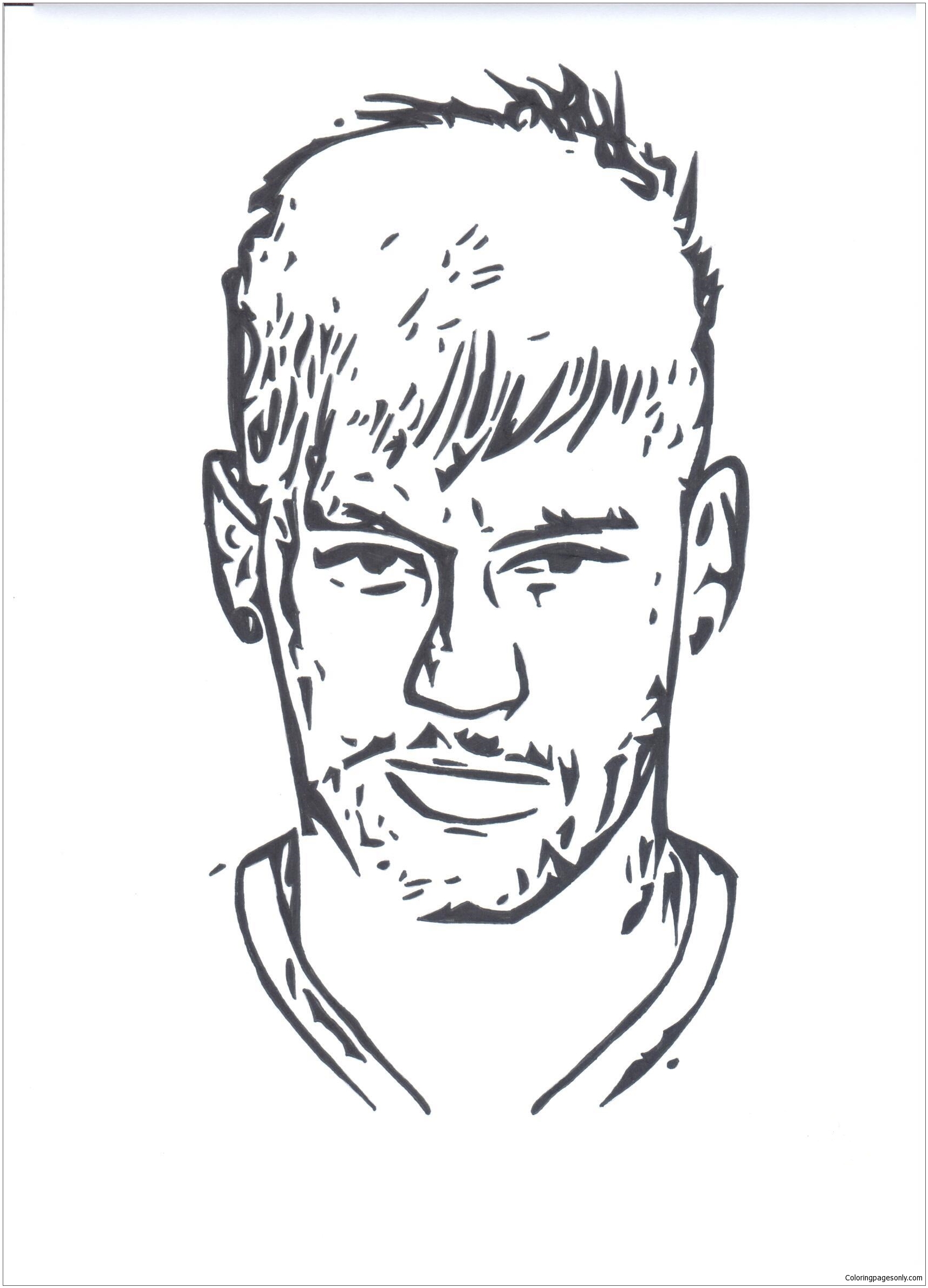 Printable Neymar Soccer Coloring Pages