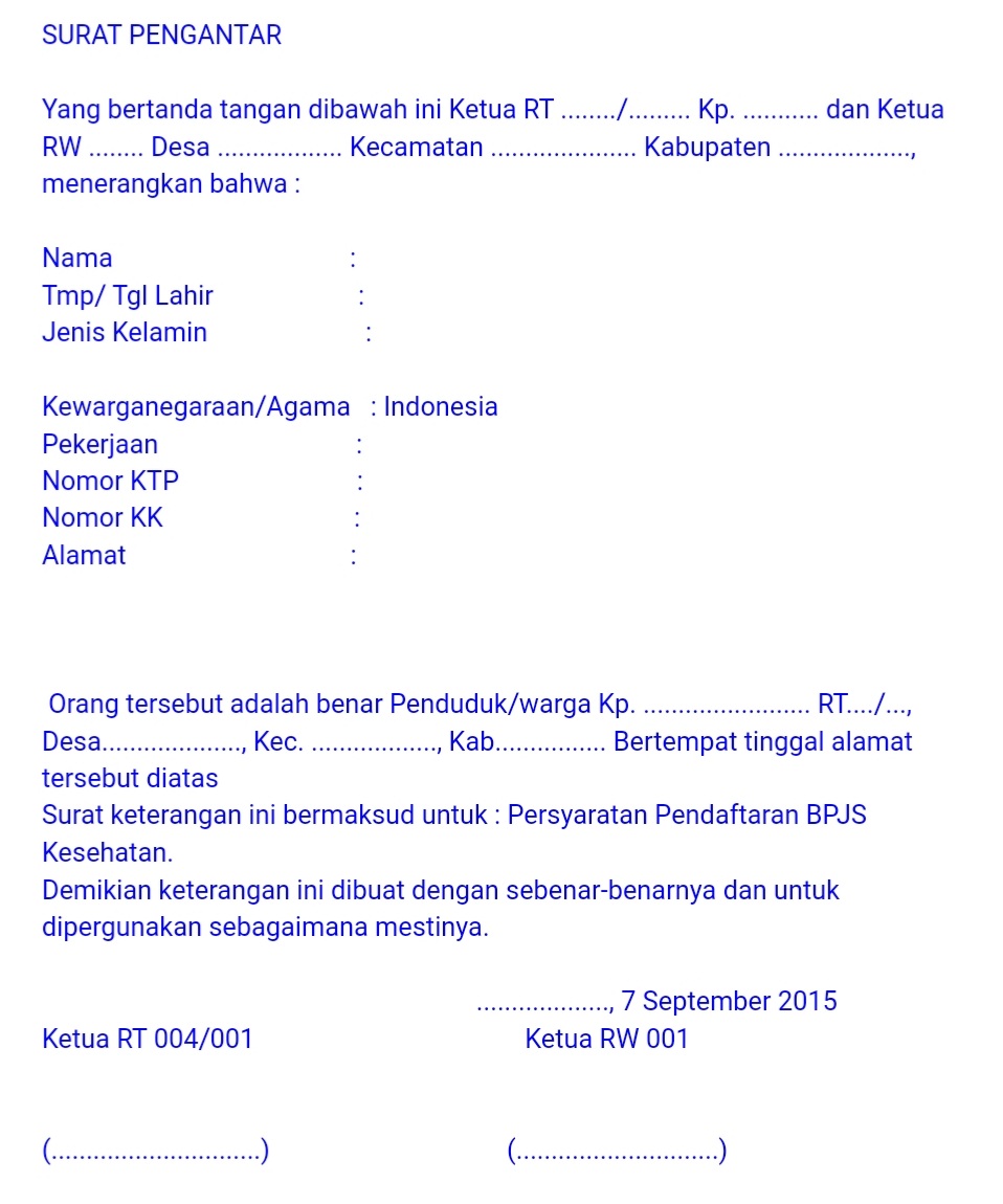 Contoh Kop Surat Rw Yang Benar Contoh Surat Resmi