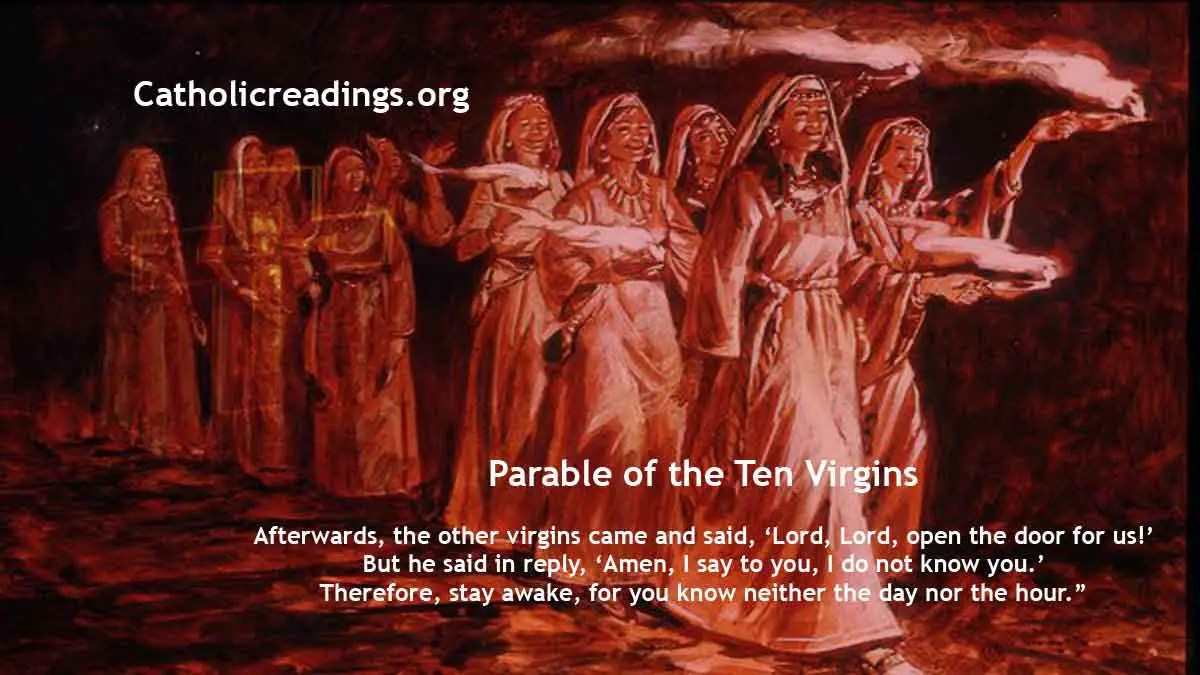 Parable Of The Ten Virgins Matthew 251 13 Bible Verse Of The Day