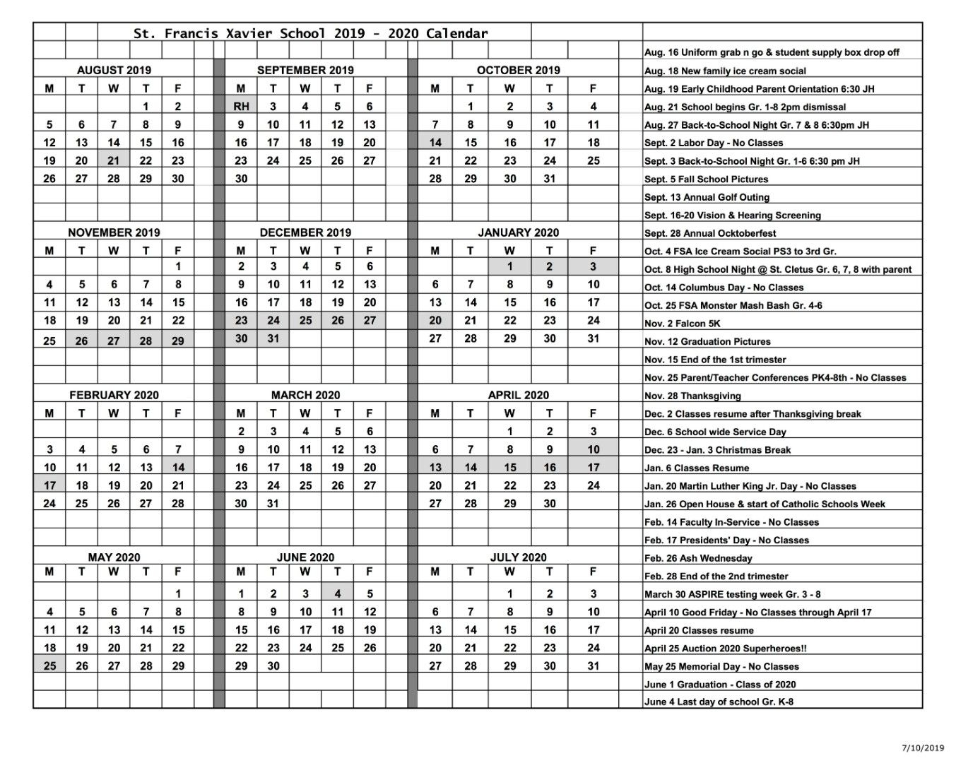 Free Printable Liturgical Calendar 2021