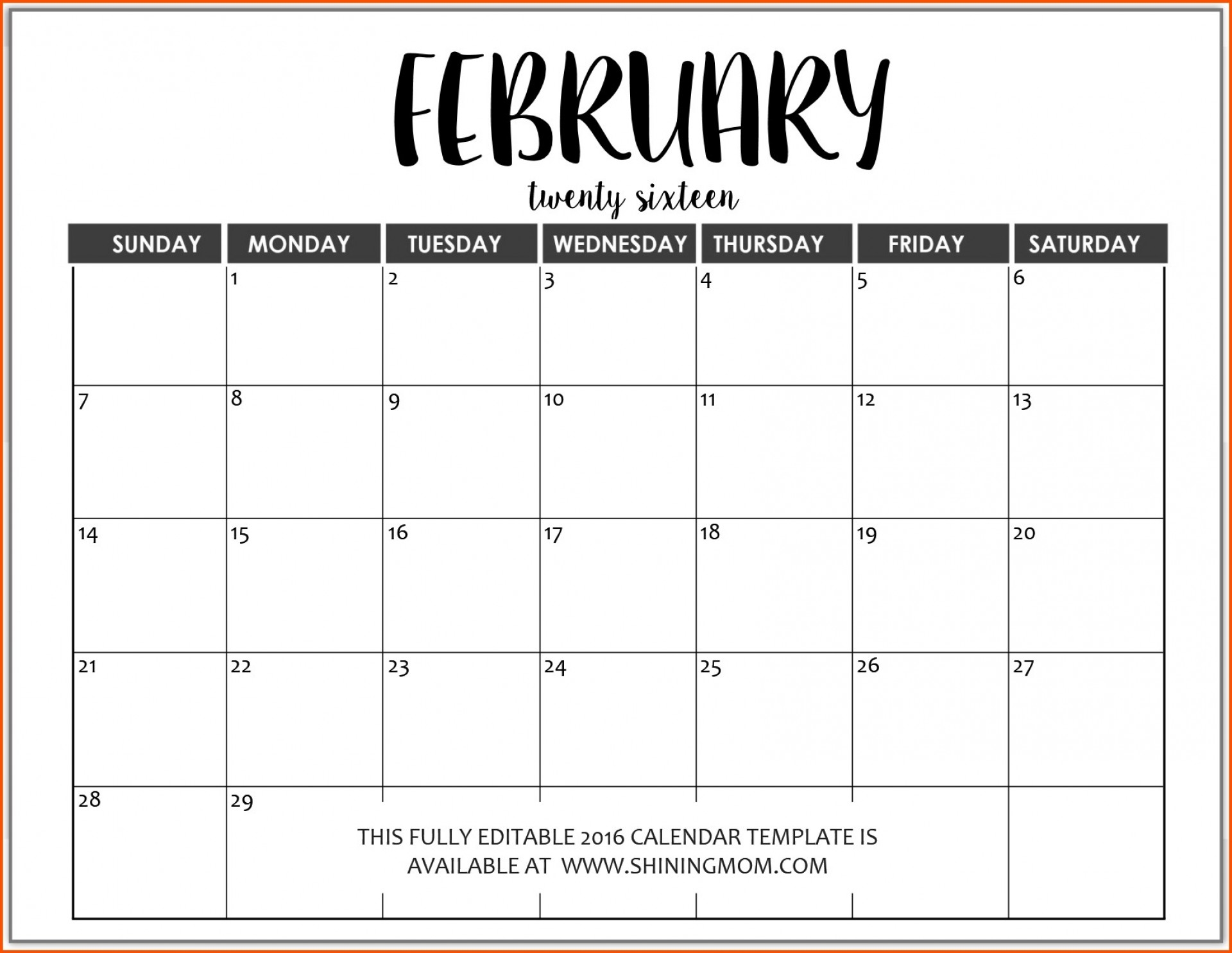 Calendar Templates For Word