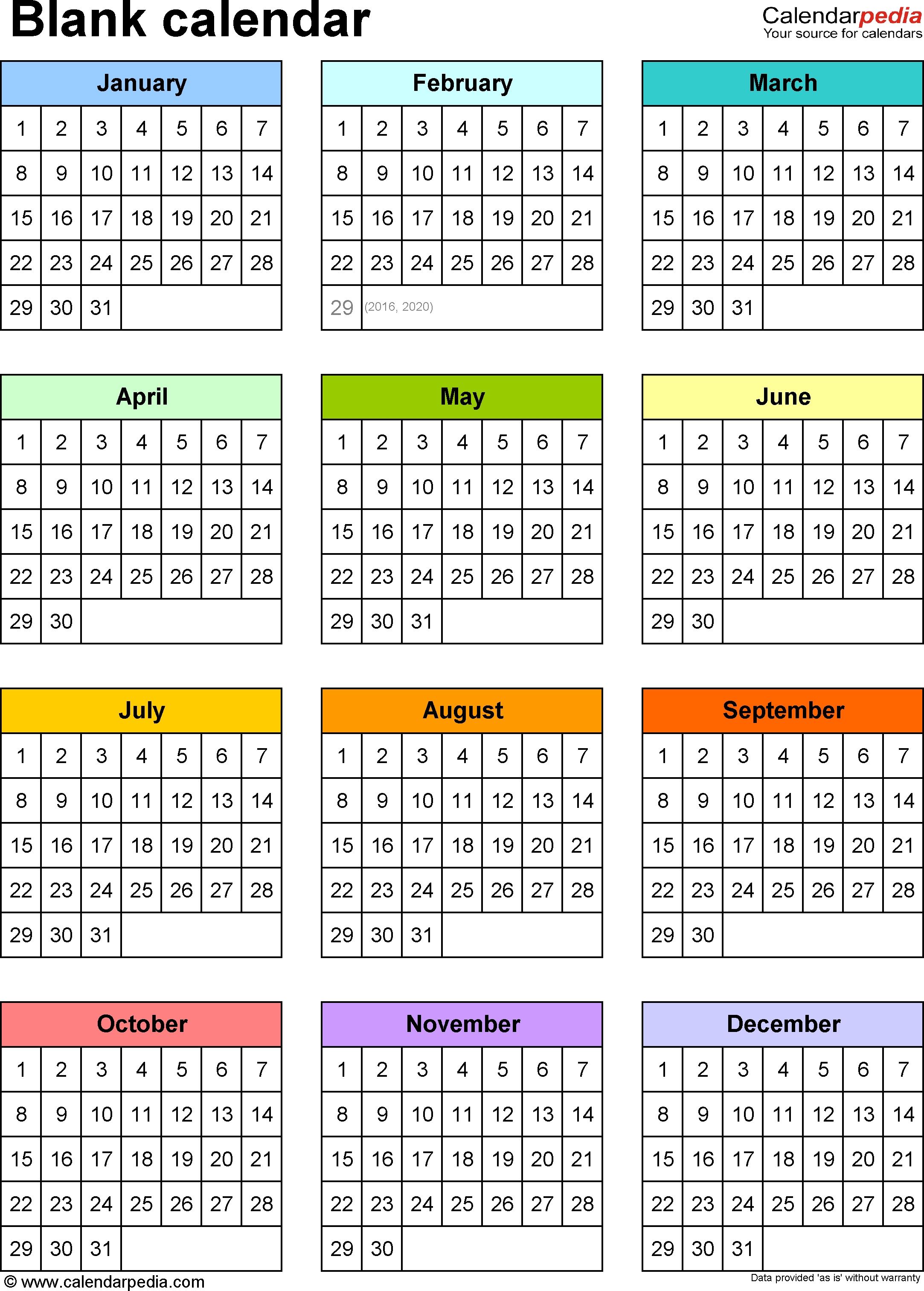 Printable Year At A Glance Calendar The Printable 2023 And 2024 Calendars Feature Aprintable