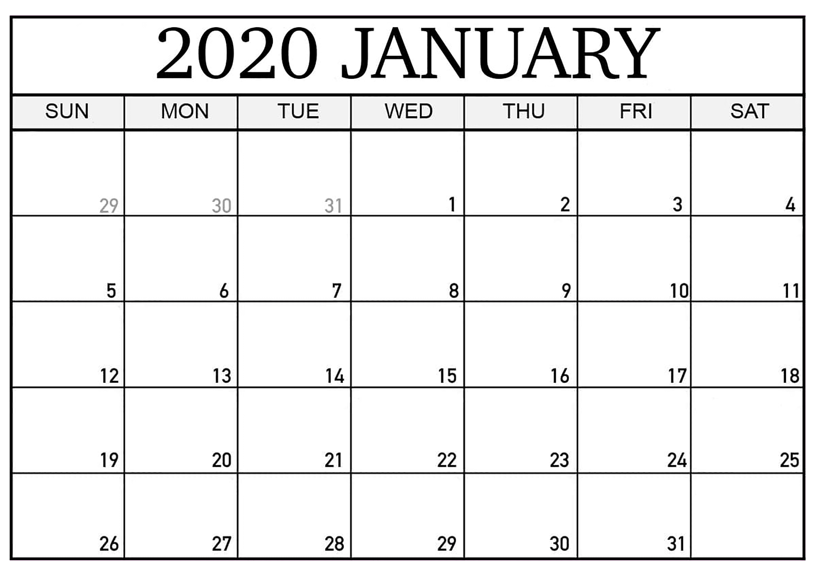 Printable January Calendar 2019 Printable Word Searches