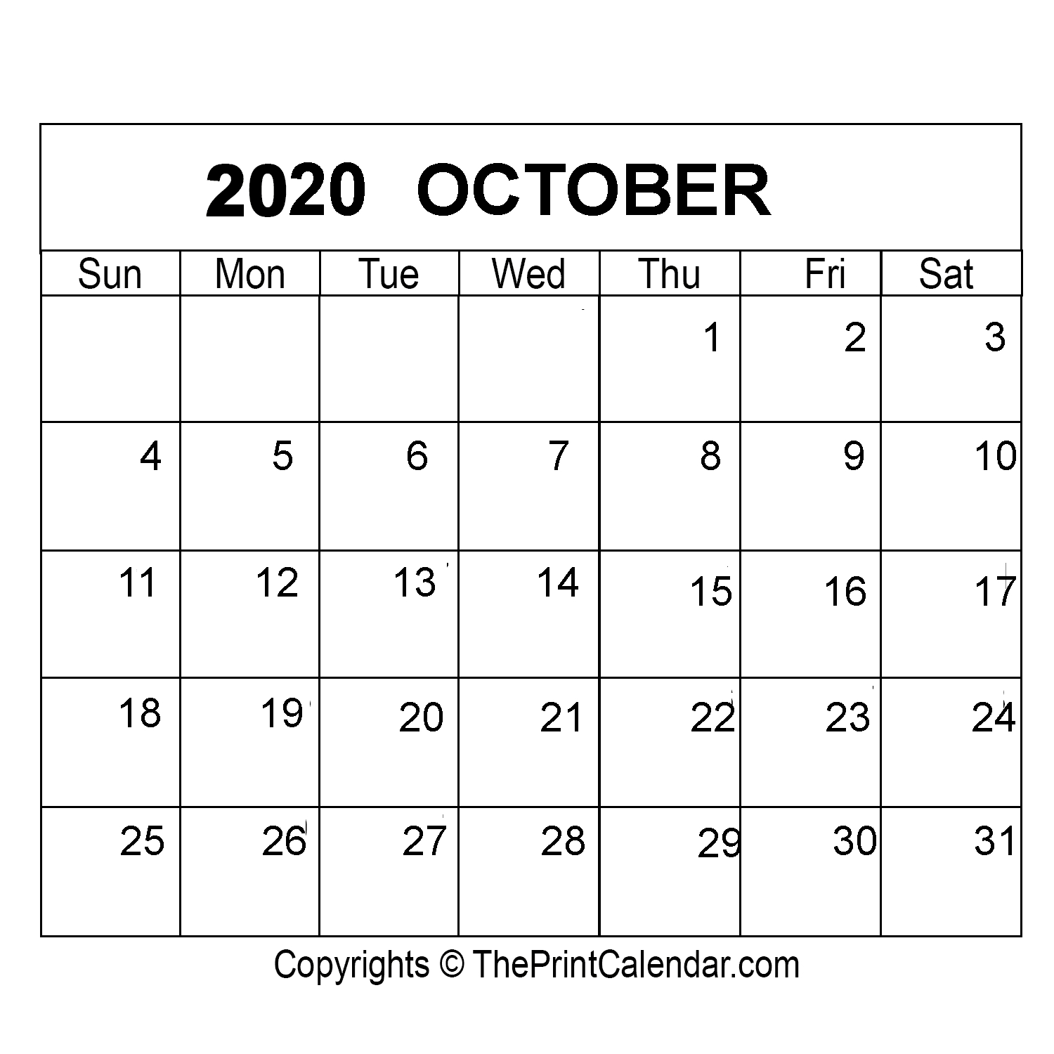 October 2020 Printable Calendar Printable Word Searches