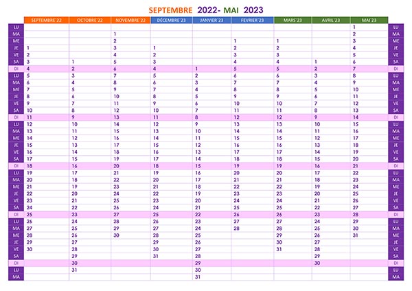 Calendrier 2023 Gratuit À Remplir Get Calendrier 2023 Update