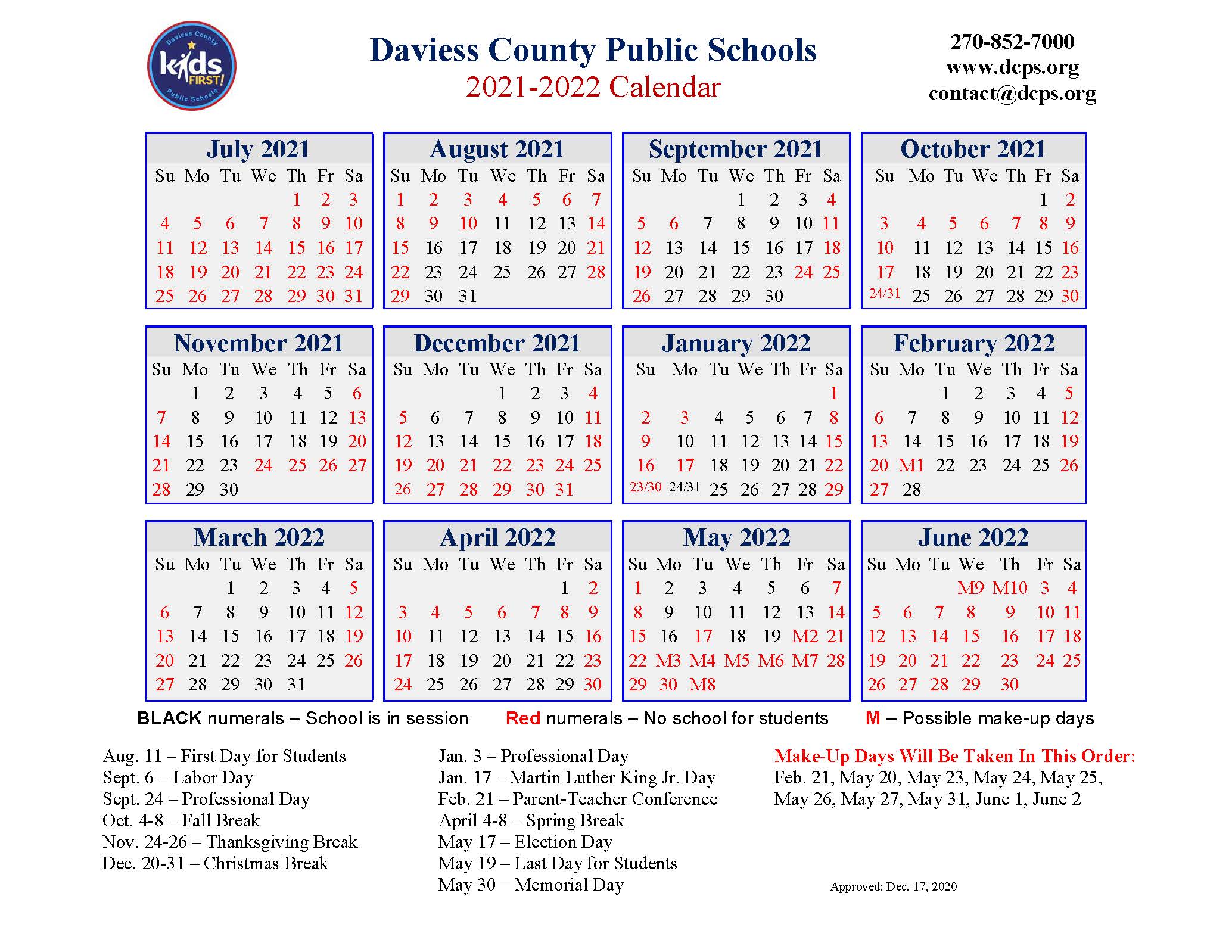 Dcps 2023 24 Calendar Printable Calendars At A Glance