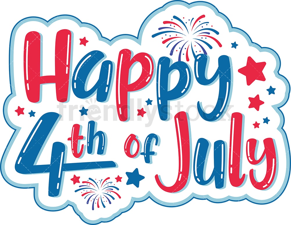 Happy 4th Of July Vector Independencedays