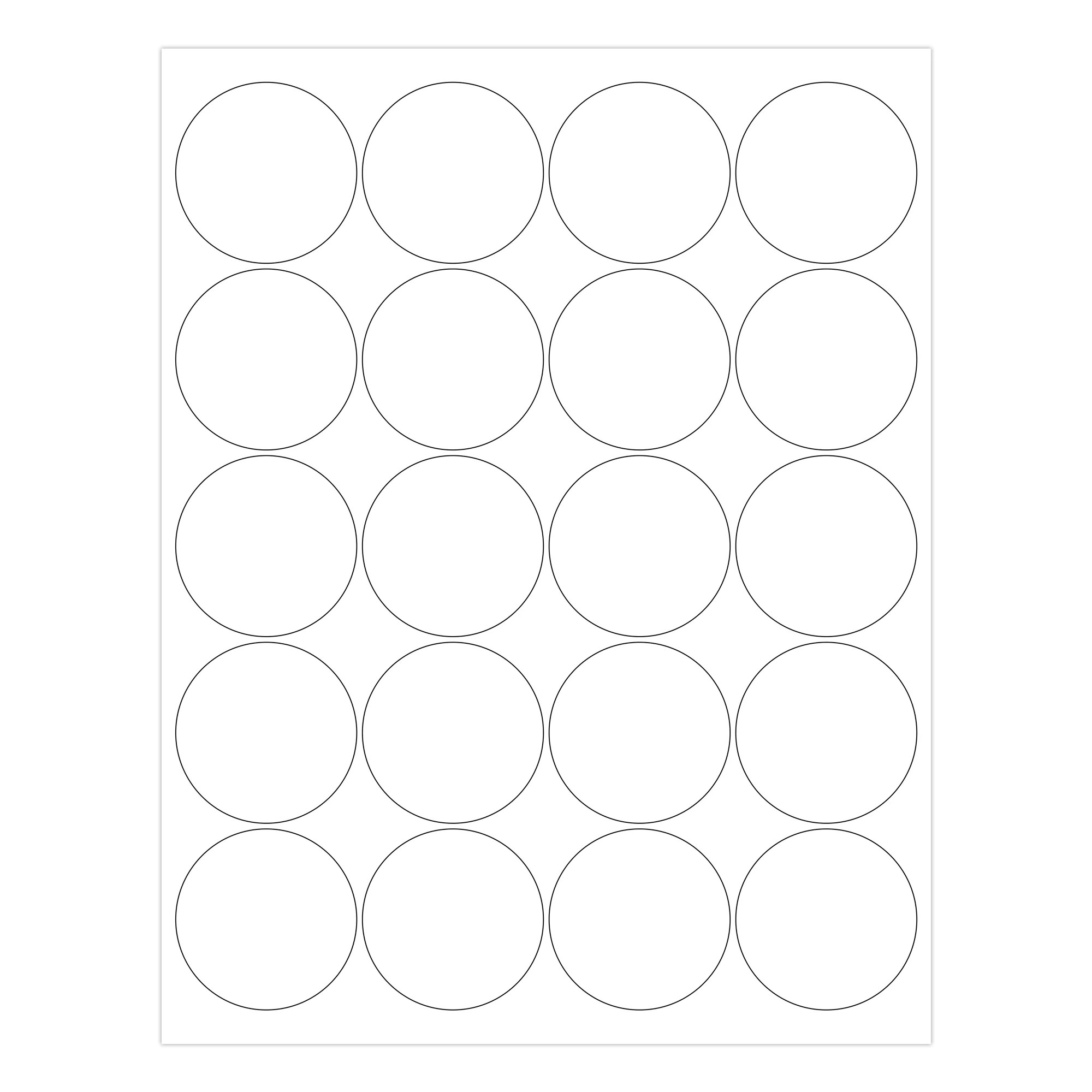 Printable Dot Labels