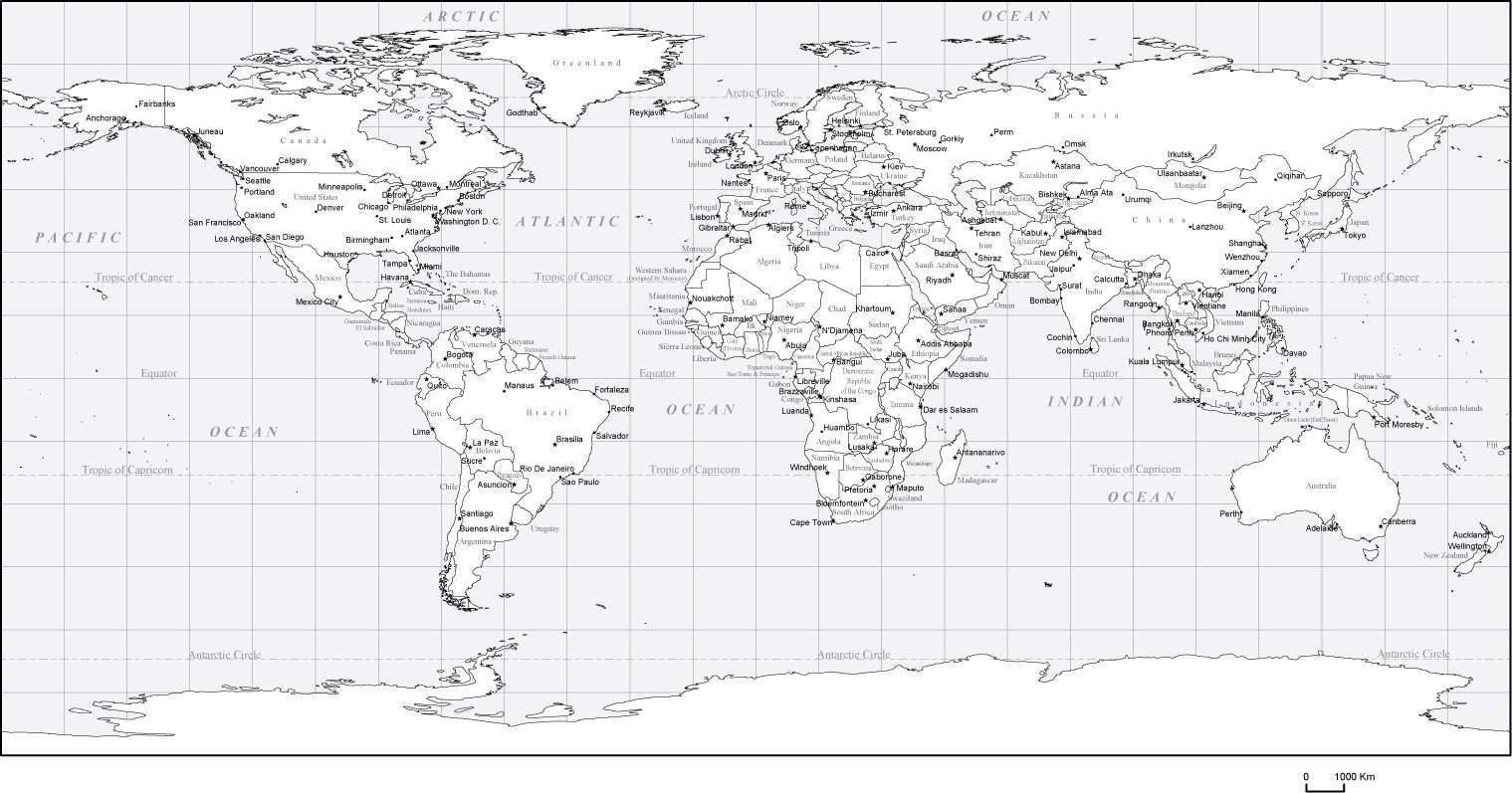 Awasome World Map With Country Name And Capital Ceremony World Map