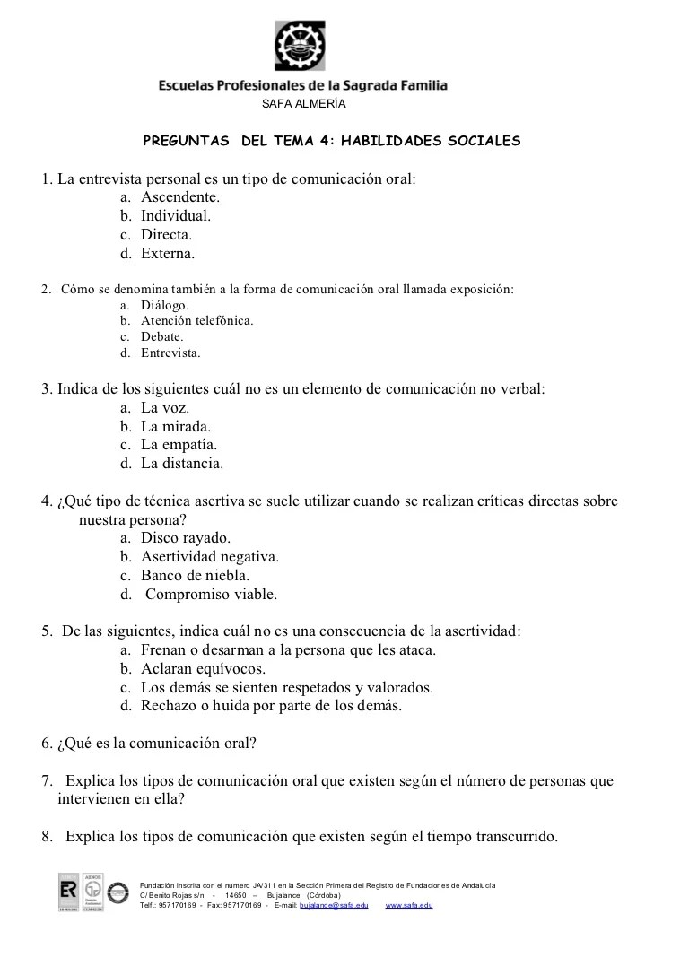 ¿qué Son Los Tipos De Preguntas En Un Cuestionario Ejemplos Varios