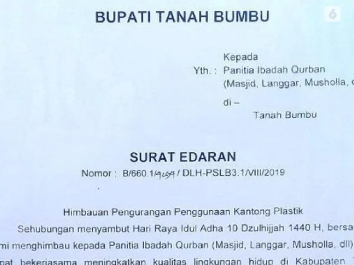 Contoh Surat Permohonan Hewan Qurban Contoh Surat Resmi