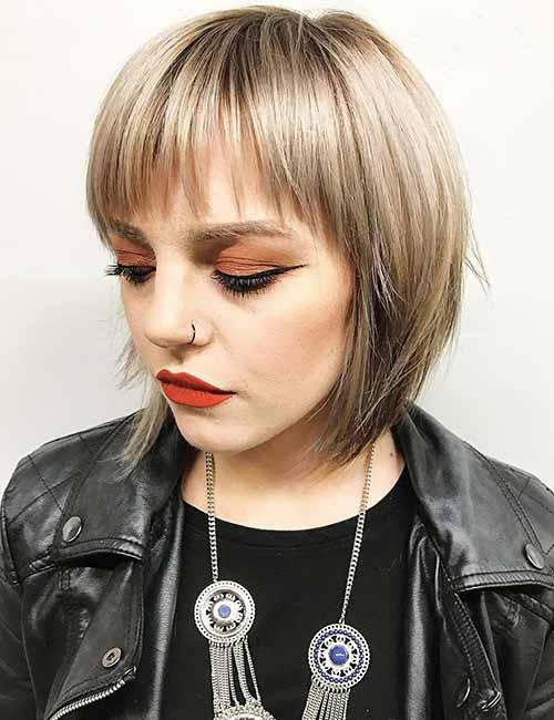 10 Layered Razor Cut Bob Fashion Style