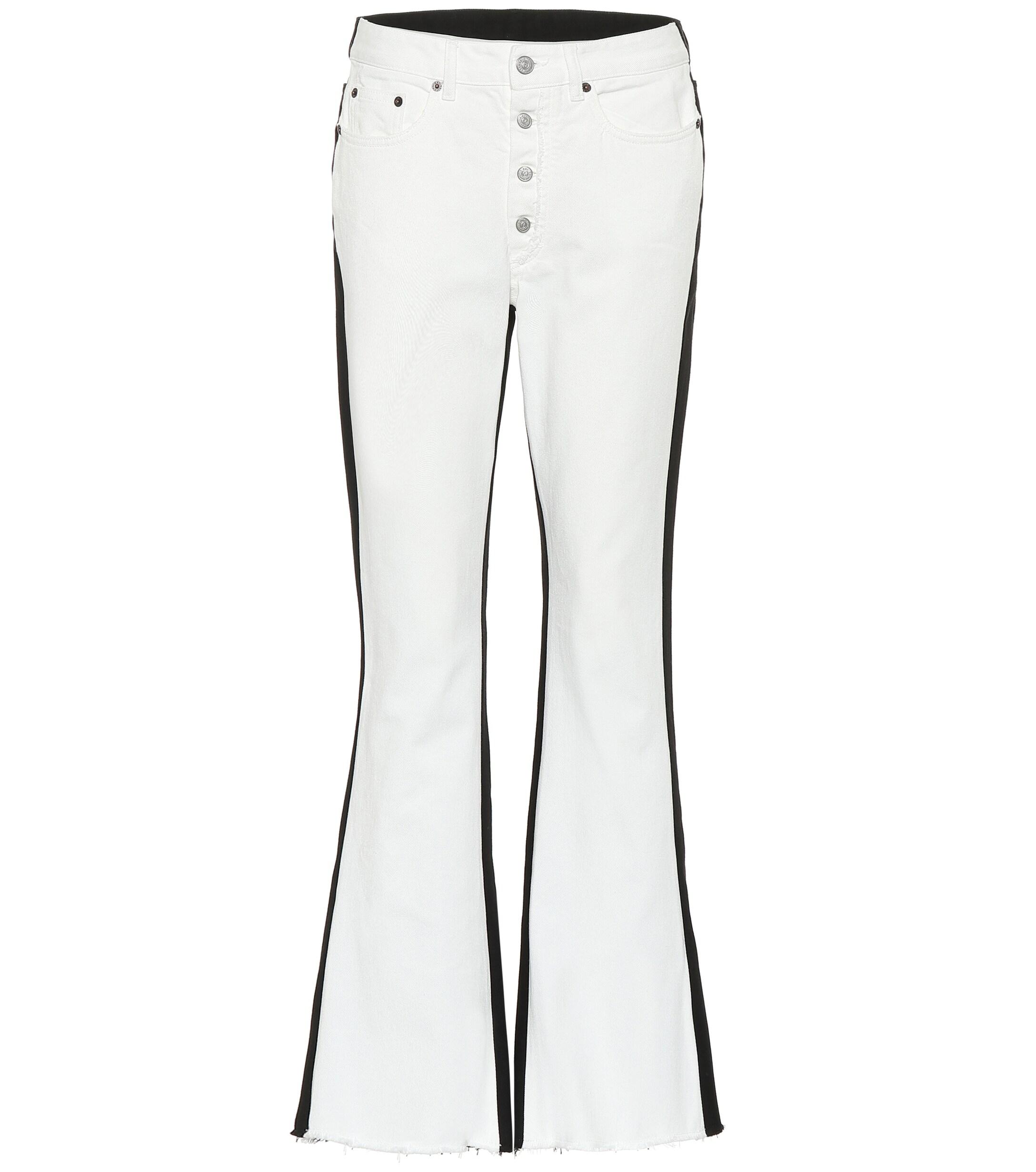 Review Of White High Rise Flare Jeans Ideas Melumibeautycloud