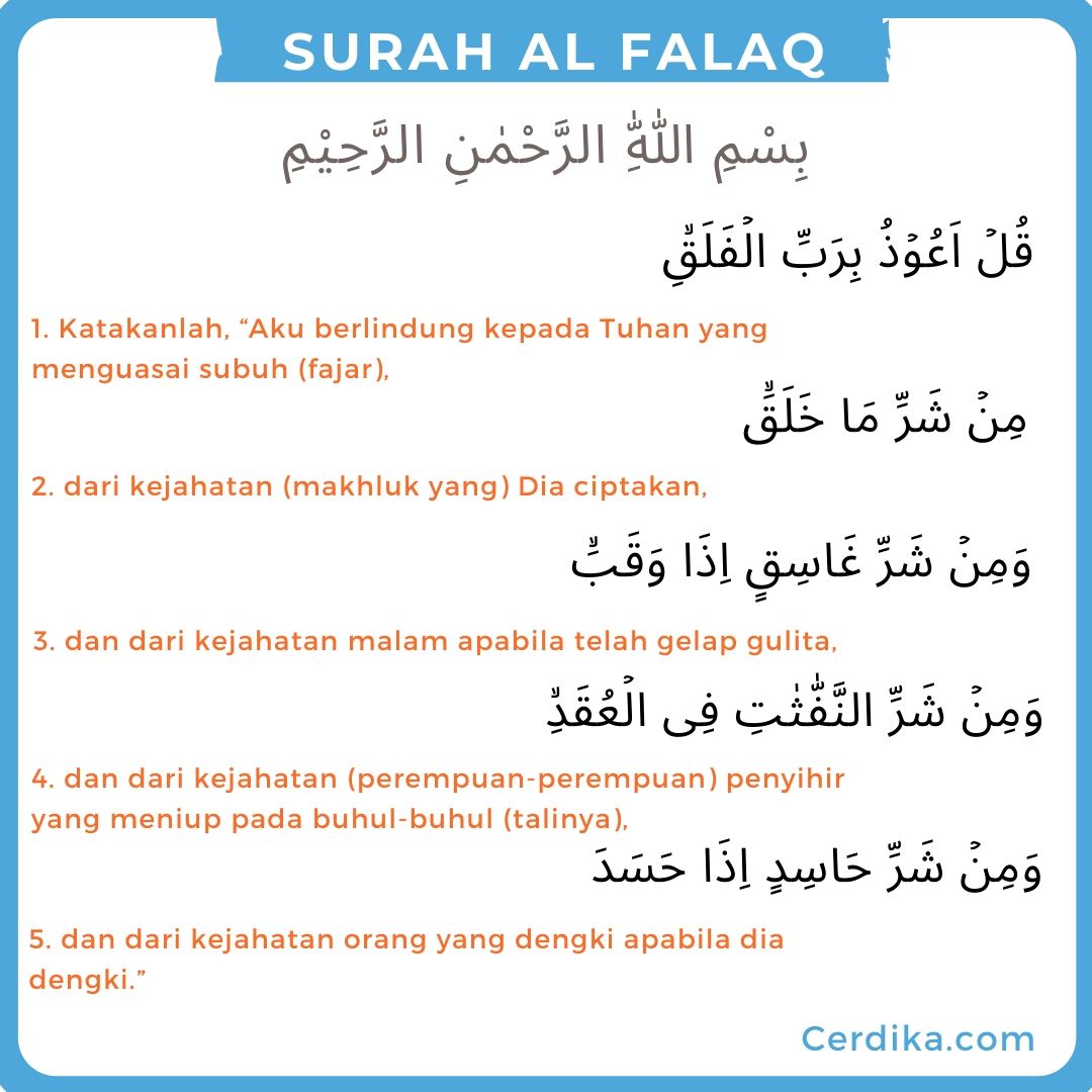 Surat Al Falaq Artinya Ujian