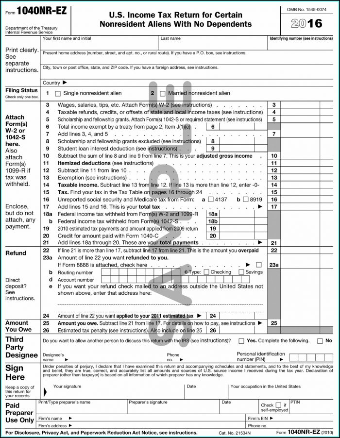 Printable Tax Forms 1040ez 2019 Form Resume Examples Vq1pyqrkkr