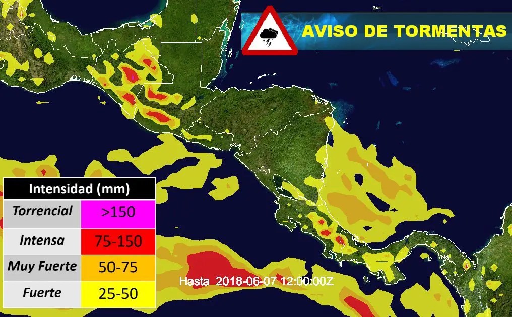 Onda Tropical Incrementa Las Lluvias En La Cadena Volcánica De