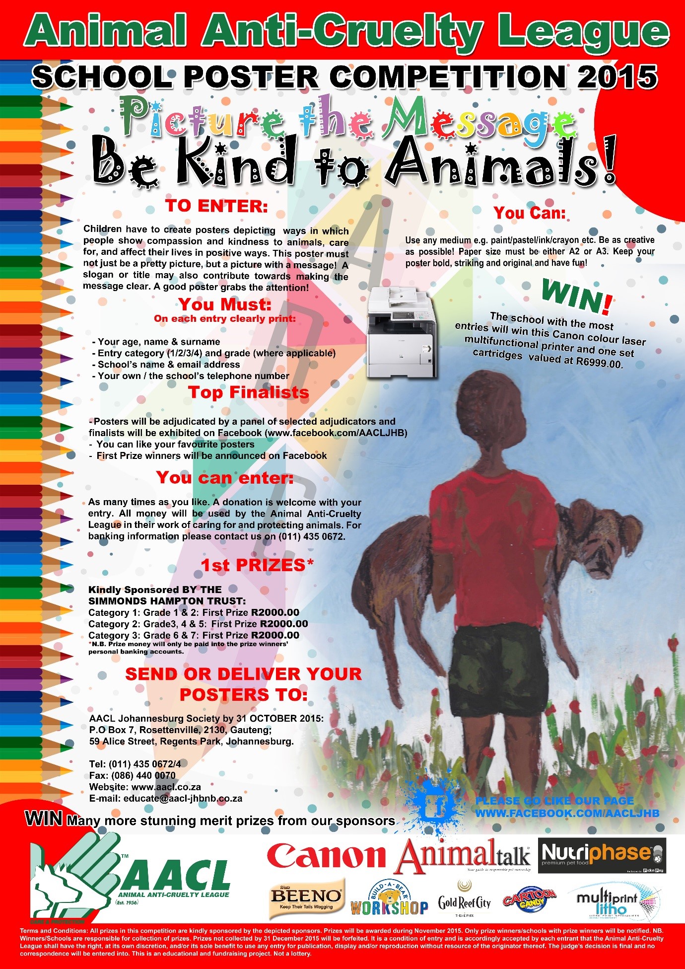 Animal Anti Cruelty League Annual School Poster Competition 2015