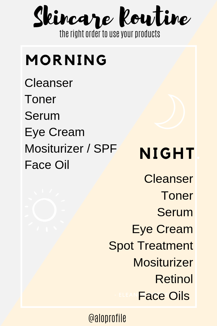 Summer Night Time Skincare Routine