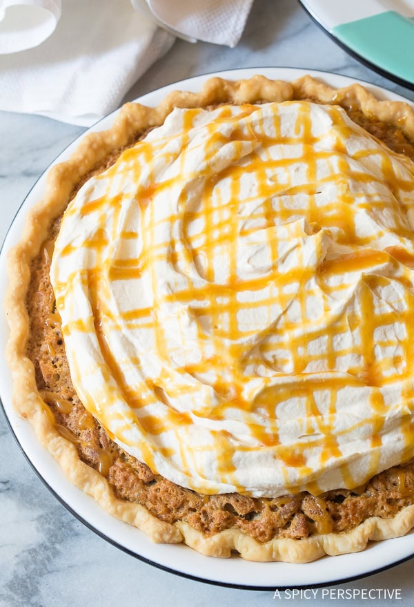 Bourbon Derby Pie With Salted Caramel Whipped Cream A Spicy Perspective