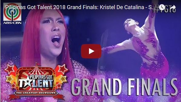 Pilipinas Got Talent Pgt 2018 Season 6 Grand Finals Kristel De