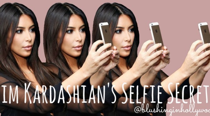 Kim Kardashians Selfie Secrets Blushing In Hollywood