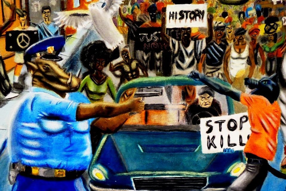 Congressional Art Contest Winner Depicts Police Brutality And Protests