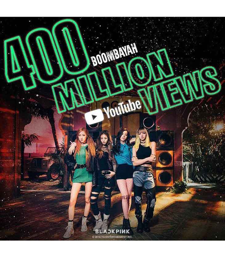 Blackpink “boombayah” Becomes The 3rd Mv To Reach 400 Million Views