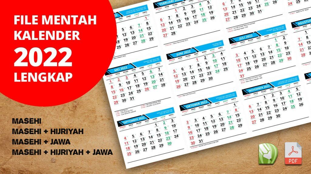 Kalender Hijriyah 2021 Pdf Printable Kalender Lengkap