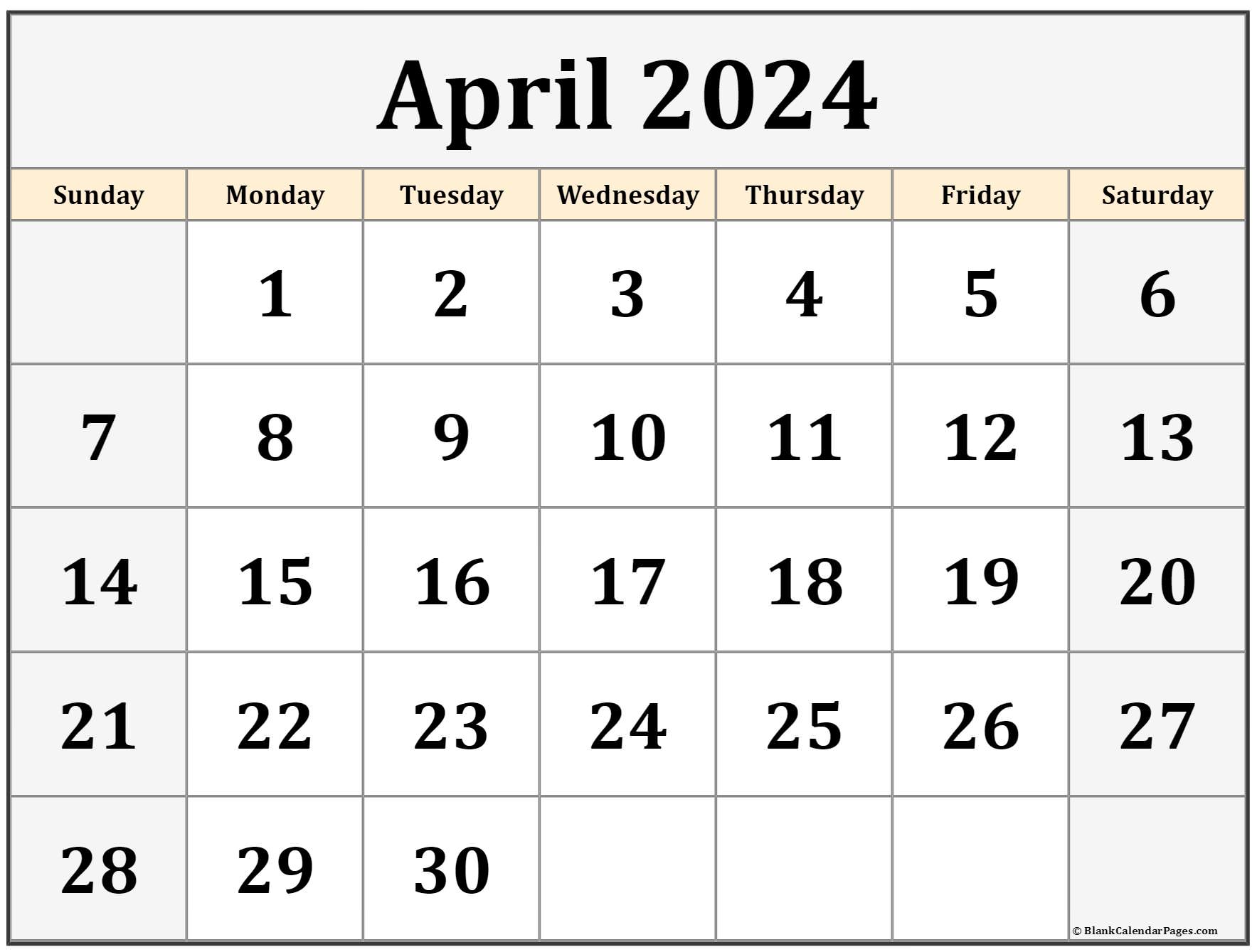 April 2022 Calendar 2022 Spain