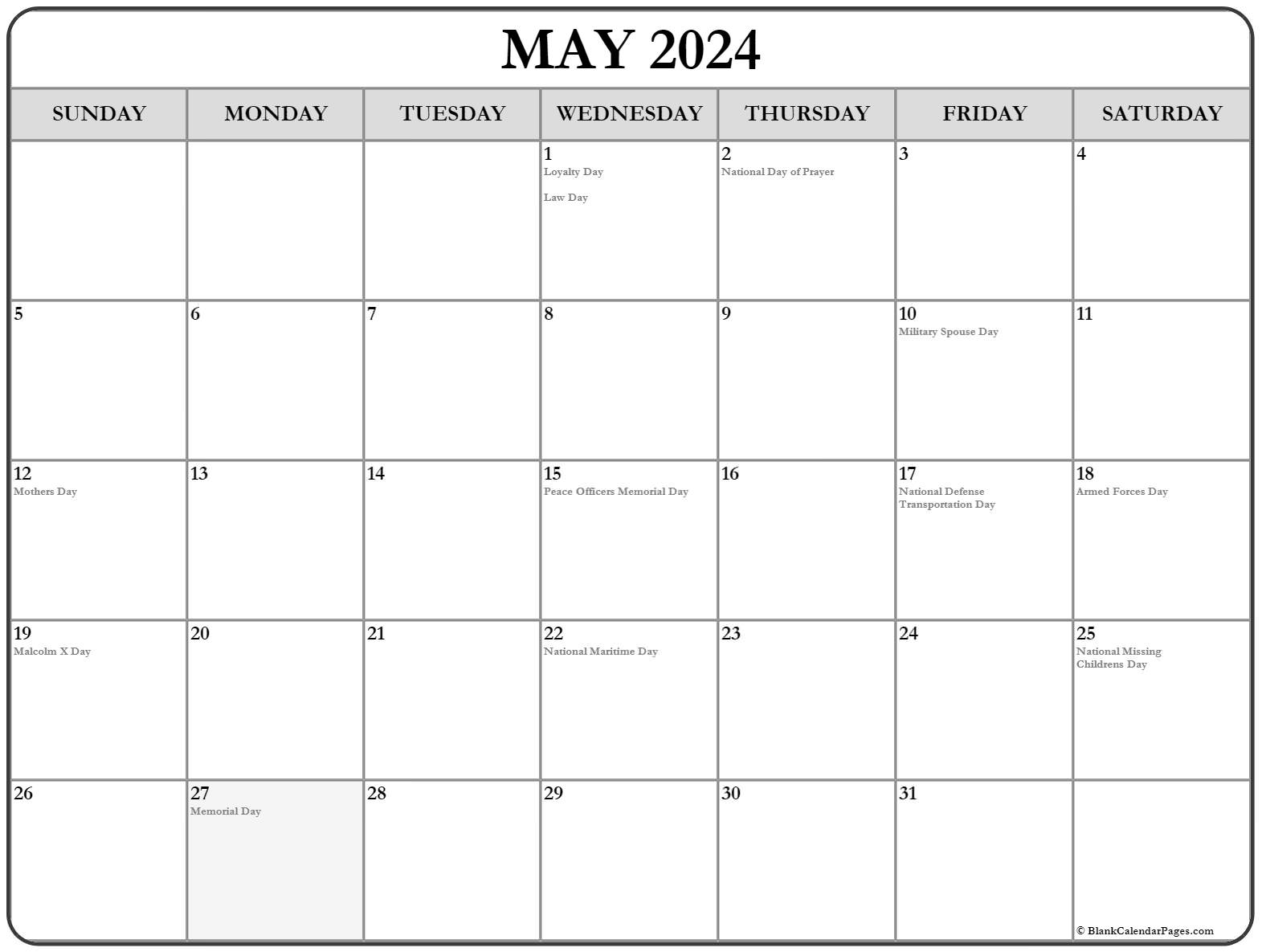 New May 2023 Calendar With Holidays Pics Calendar With Holidays