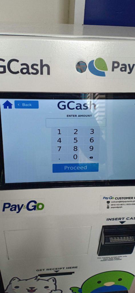 Cashing In Using Touchpay And Pay And Go Machines Making Gcash