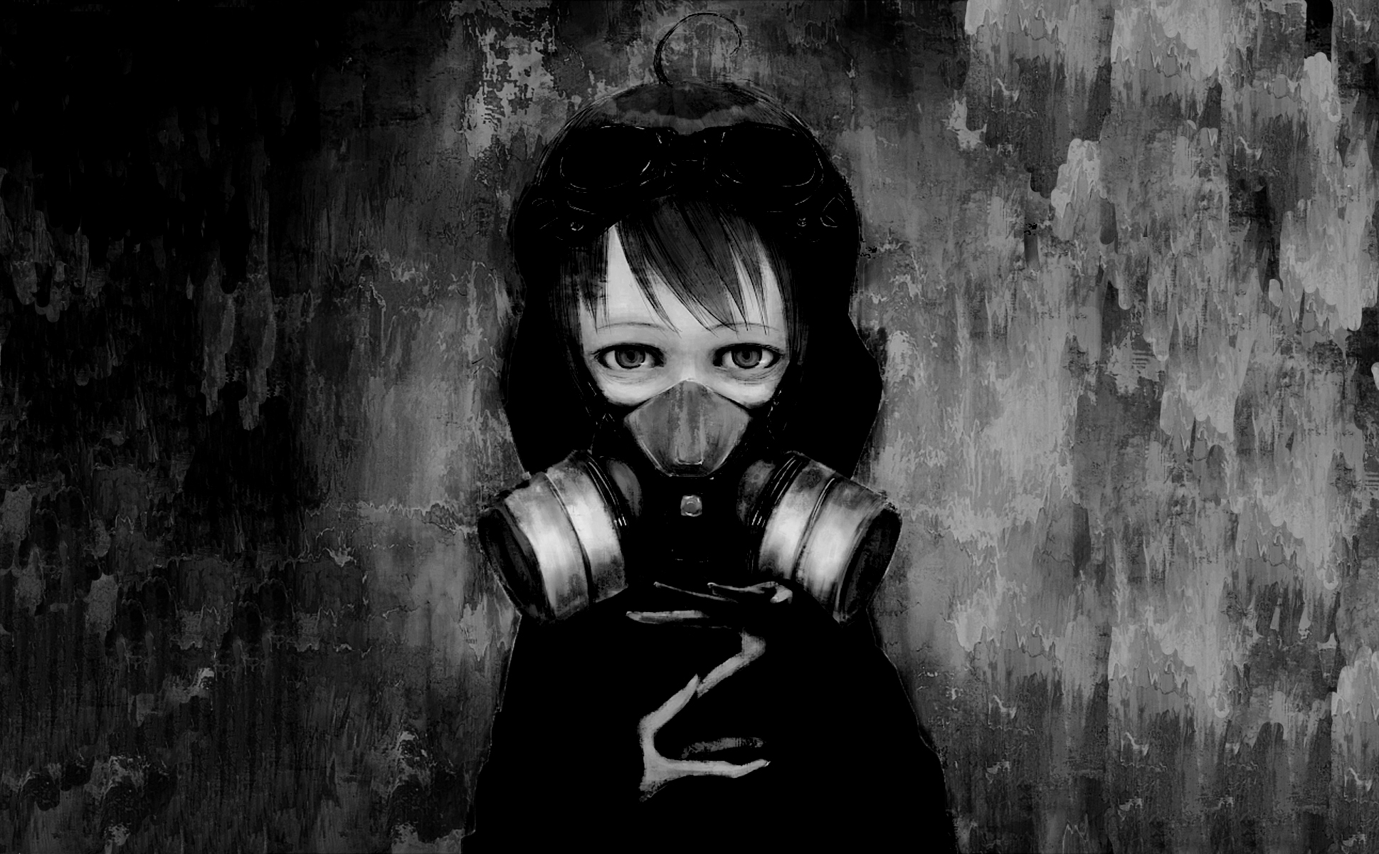 21 Gas Mask Anime Art Meme Image