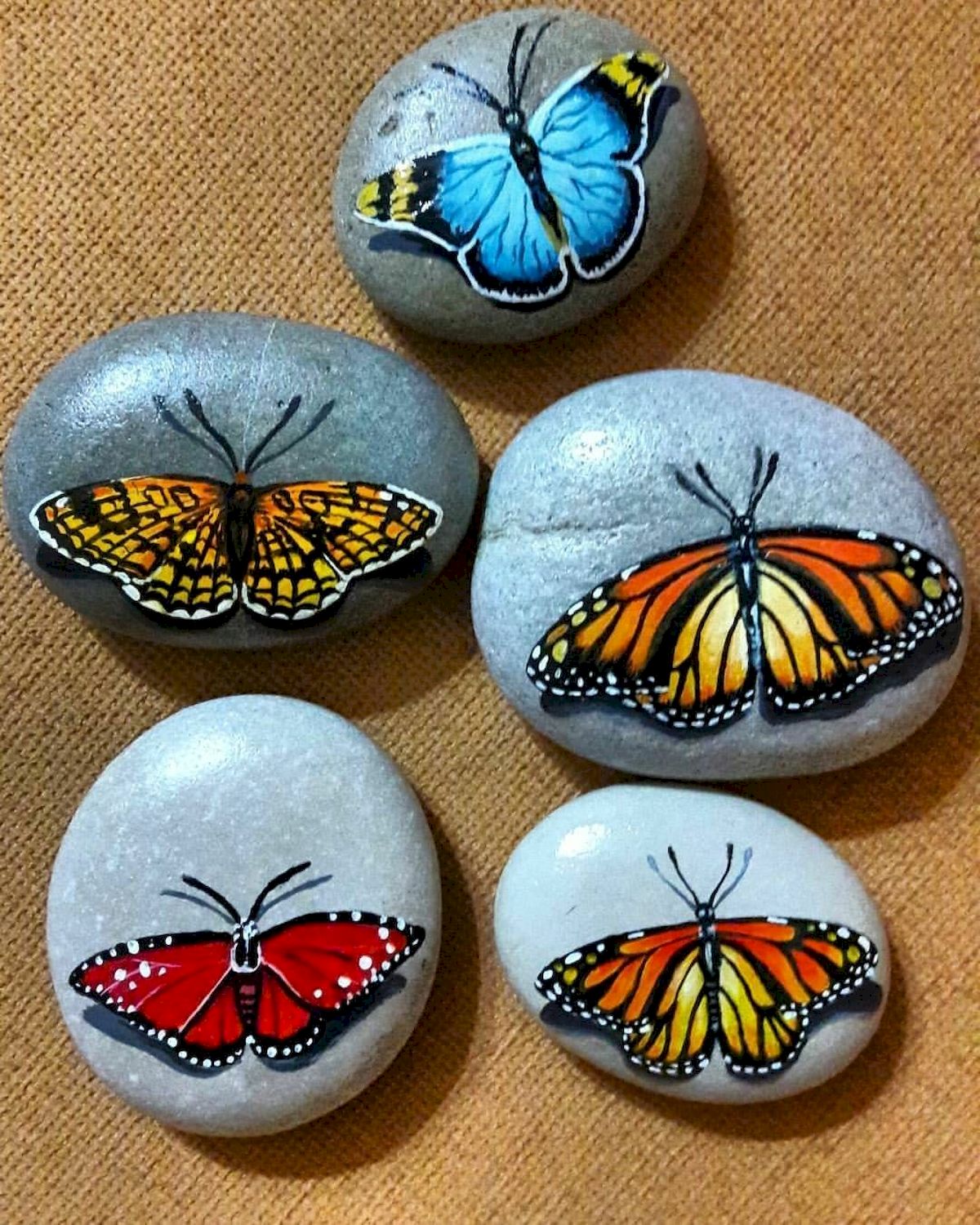 55 Cute Diy Painted Rocks Animals Butterfly Ideas 5 Doityourzelf