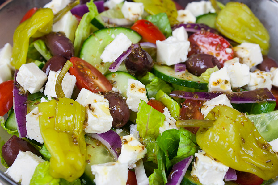 Homemade Greek Salad Dont Sweat The Recipe