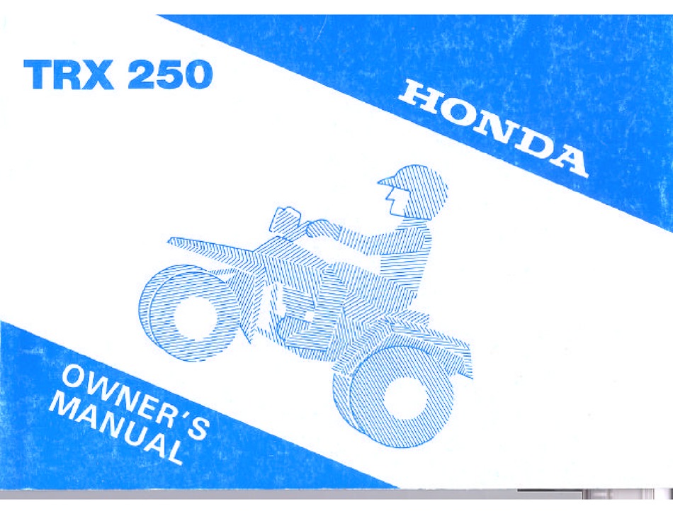 1986 Honda 250 Fourtrax Wiring Diagram Diagram Board